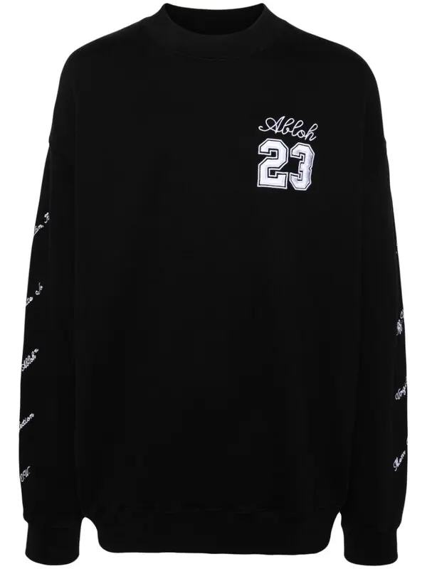 Off-White 23 Logo Skate Cotton Sweatshirt