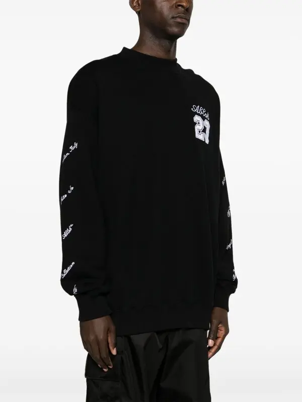 Off-White 23 Logo Skate Cotton Sweatshirt