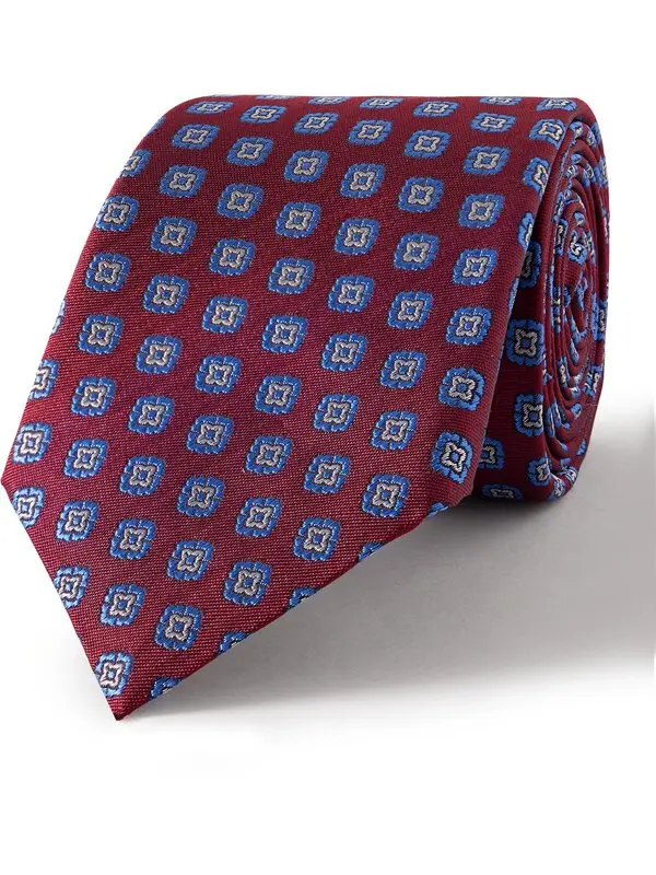 Canali 8cm Silk-dobby Tie