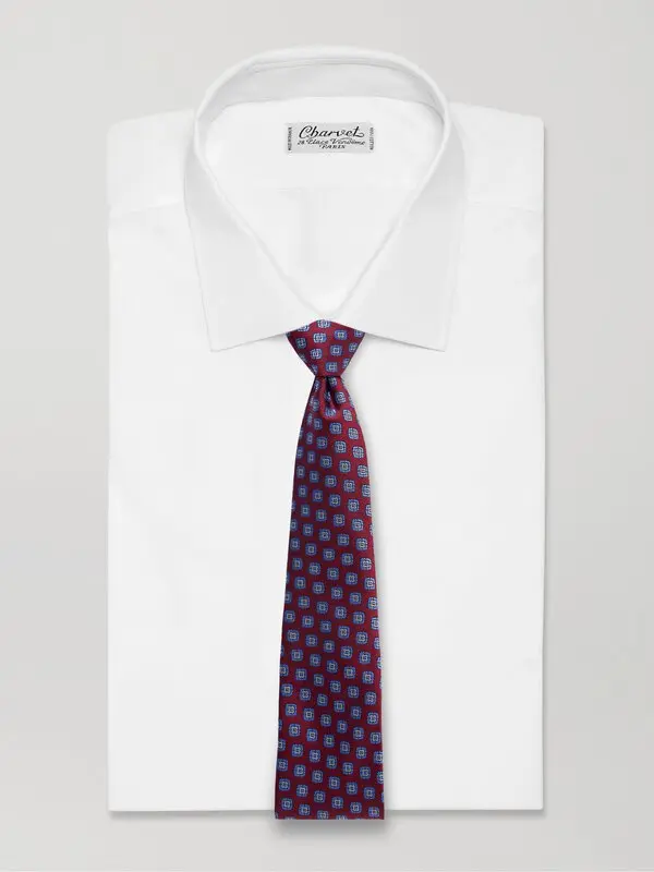 Canali 8cm Silk-dobby Tie