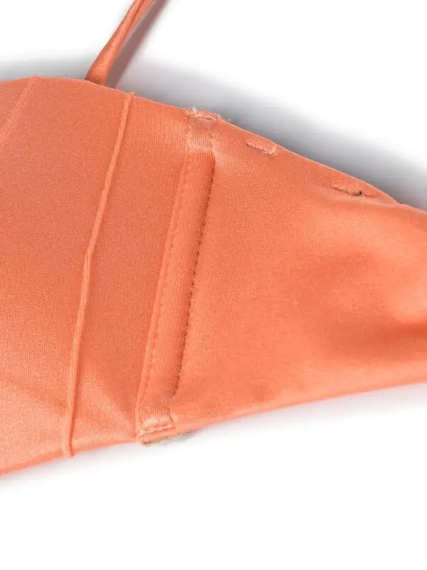 NOIRE SWIMWEAR High-waist Belted Bikini Set - Orange