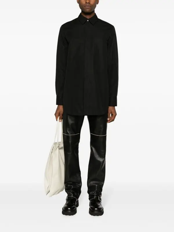 JIL SANDER Long-sleeve Shirt - Black