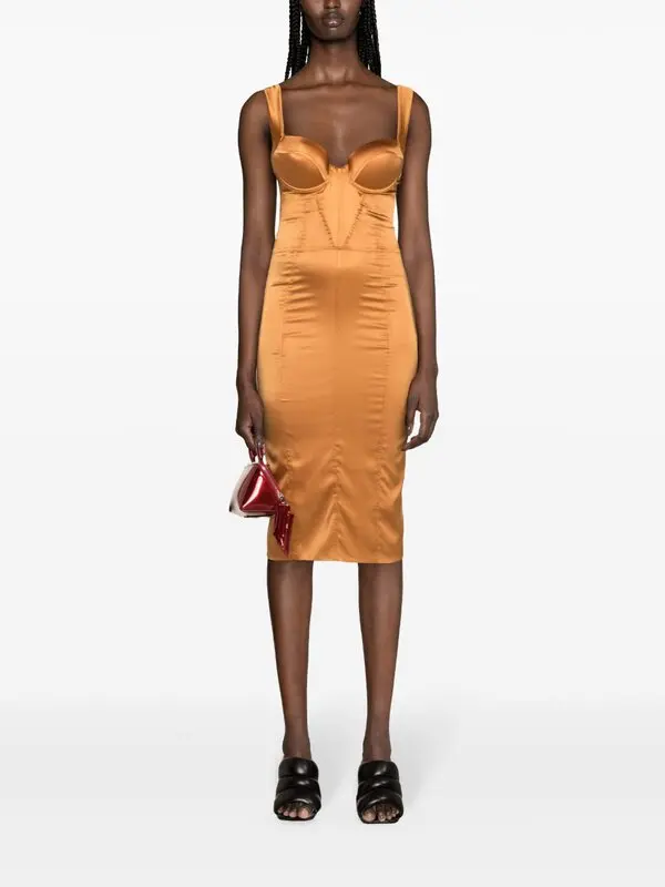 NOIRE SWIMWEAR Corseted Short Dress