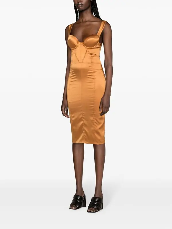 NOIRE SWIMWEAR Corseted Short Dress
