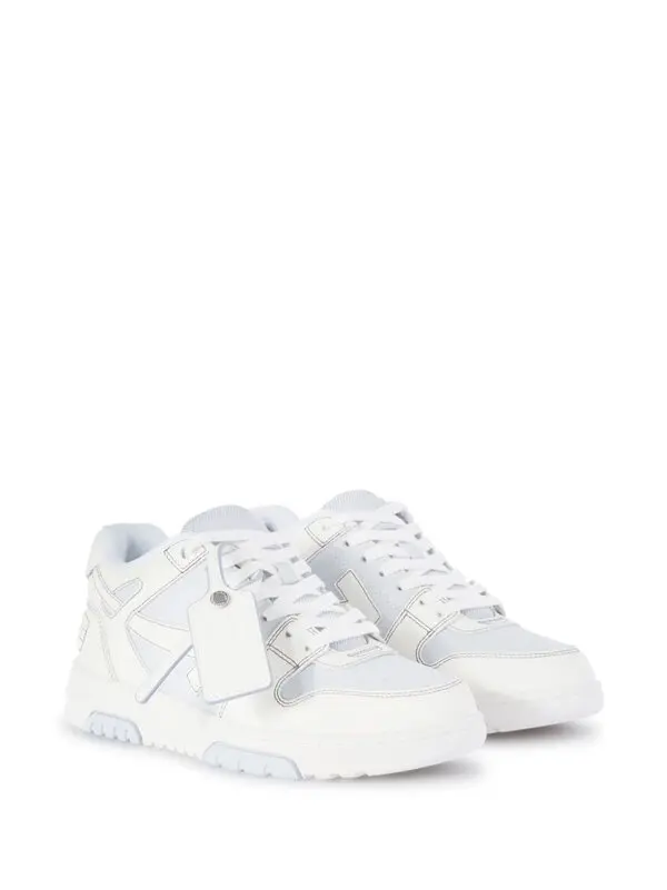 Off-White Out Of Office Leather Sneakers - Neutrals