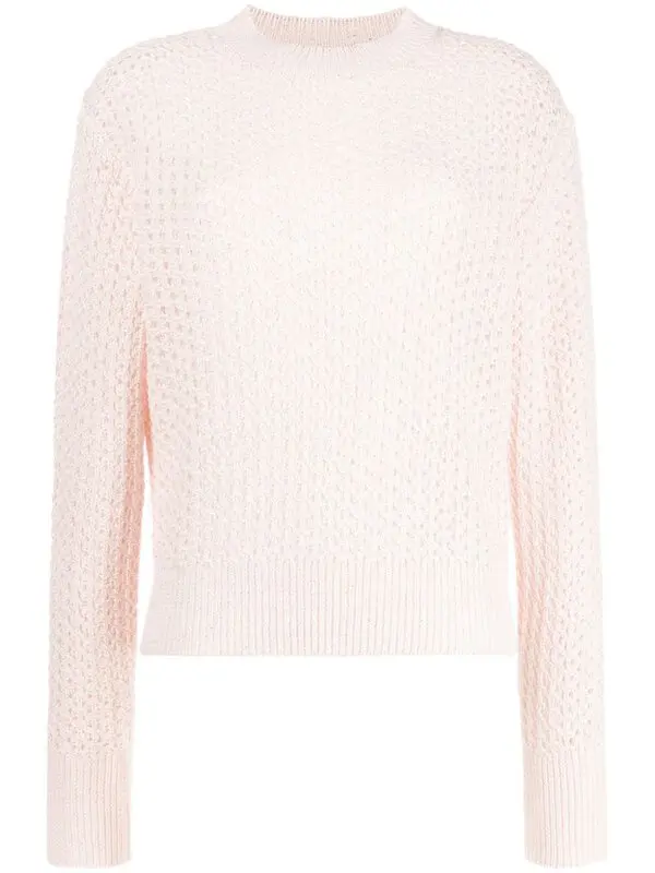 Fabiana Filippi Pointelle Knit Jumper - Pink