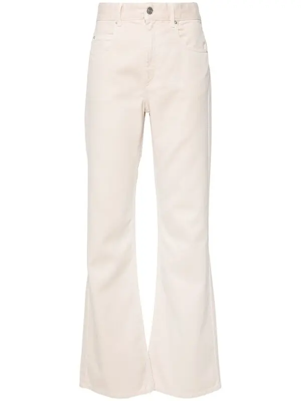 Isabel Marant Étoile Belvira Bootcut Jeans - Neutrals