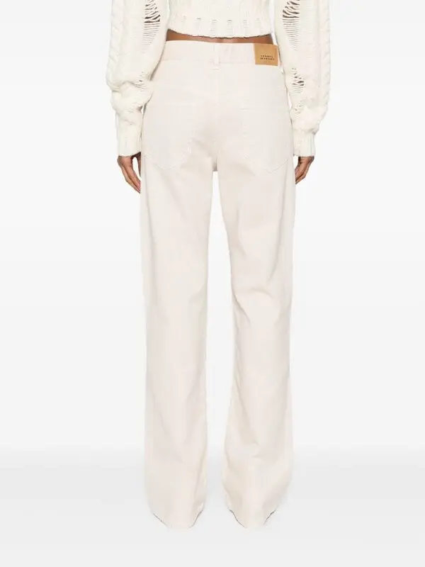 Isabel Marant Étoile Belvira Bootcut Jeans - Neutrals