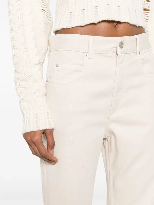 Isabel Marant Étoile Belvira Bootcut Jeans - Neutrals
