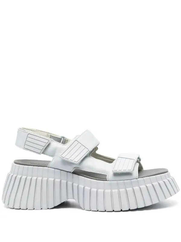 Camper Bcn Platform Sandals - Blue