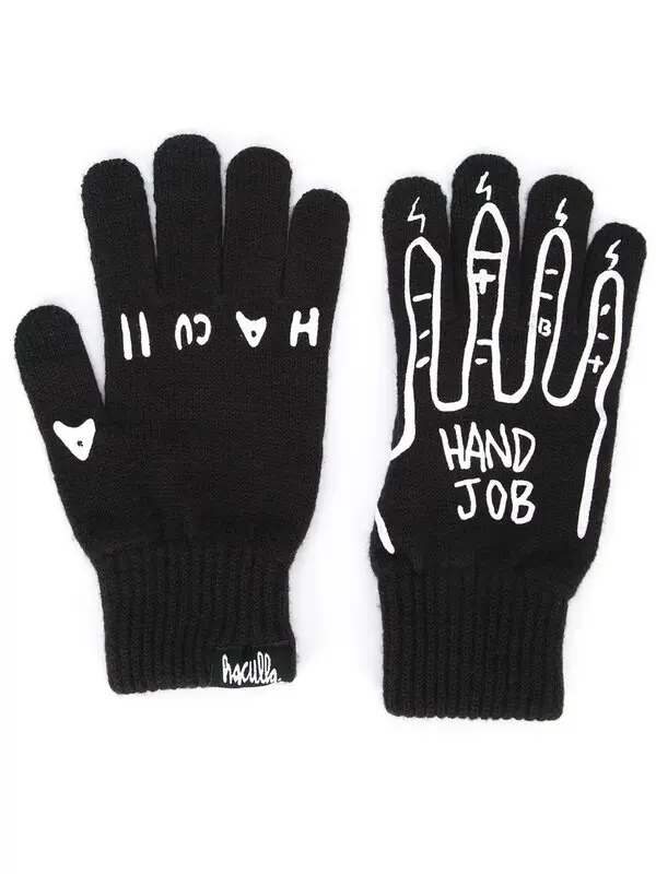 HACULLA. Knitted Gloves - Black