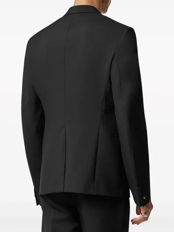 Versace Duchesse Satin-trim Single-breasted Blazer