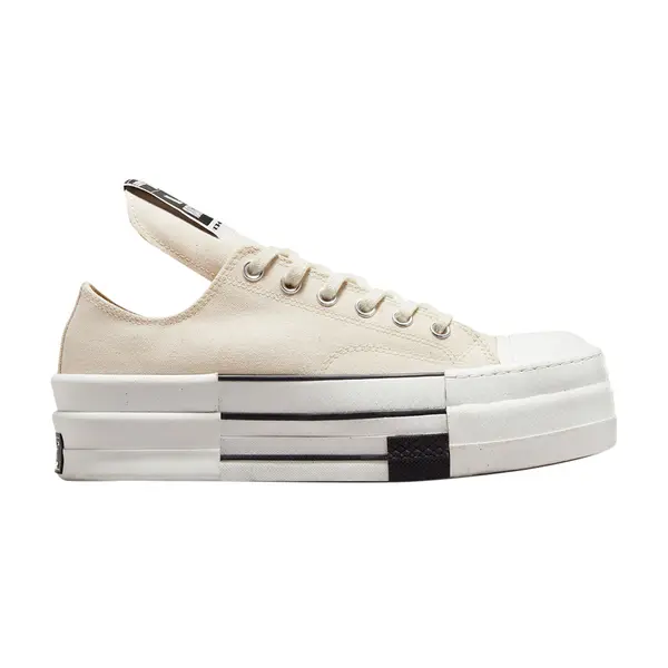 CONVERSE Rick Owens X Drkshdw Dbl Drkstar Chuck 70 Low - Cream