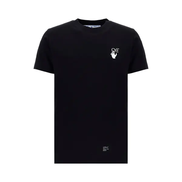 Off-White Caravaggio Arrow Slim Tee - Black