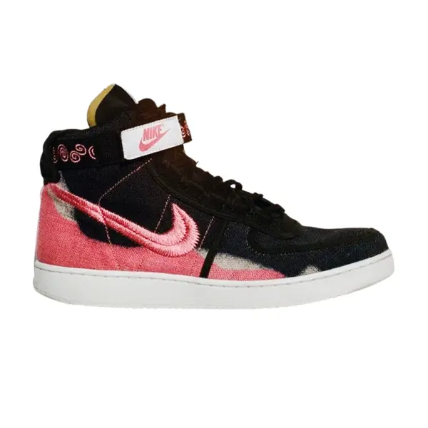 Nike Stussy X Noma T.d. X Vandal High 'hand-dyed Textiles' Sneaker - Black