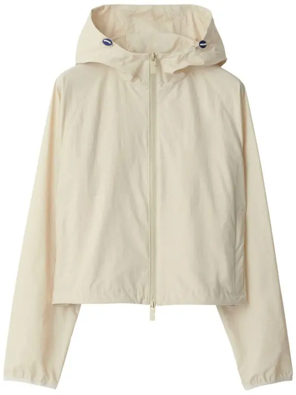 Burberry Equestrian Knight Zip-up Jacket - Neutrals