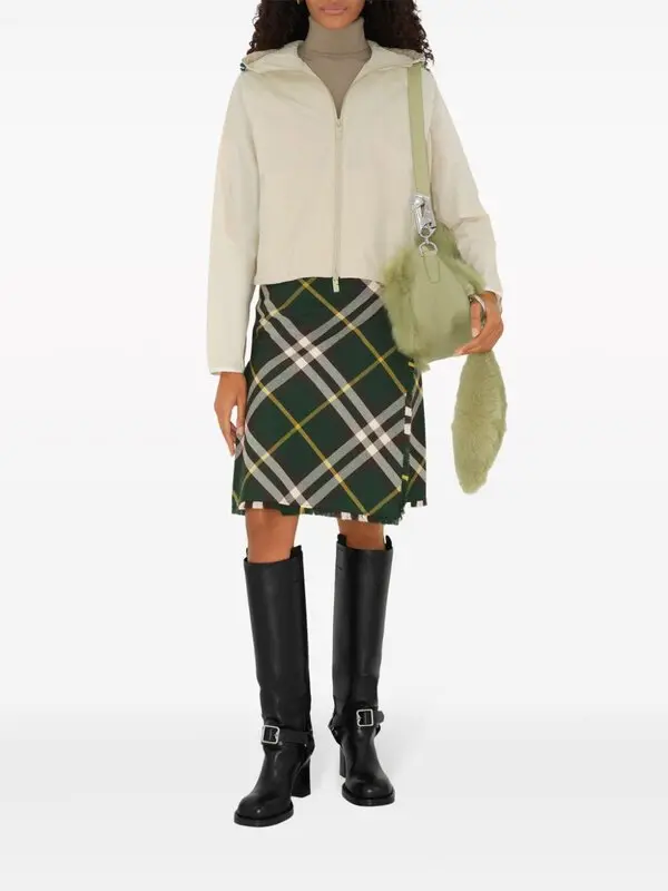 Burberry Equestrian Knight Zip-up Jacket - Neutrals
