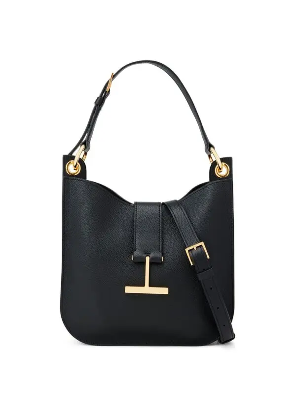 TOM FORD Small Tara Leather Bag - Black