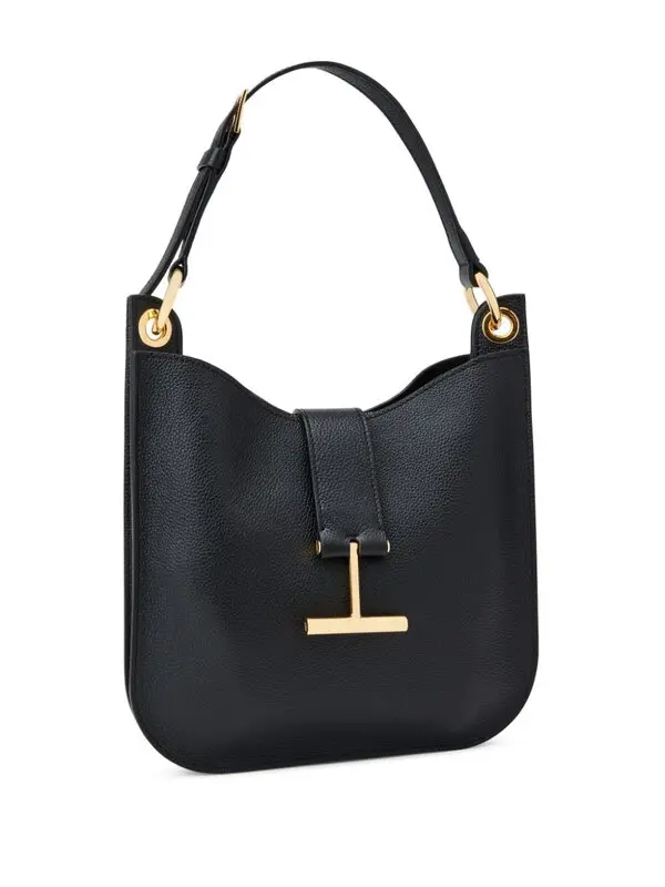 TOM FORD Small Tara Leather Bag - Black
