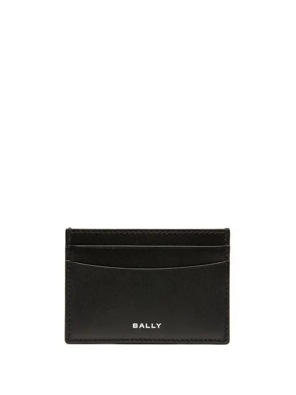 Bally Logo-print Leather Cardholder - Black