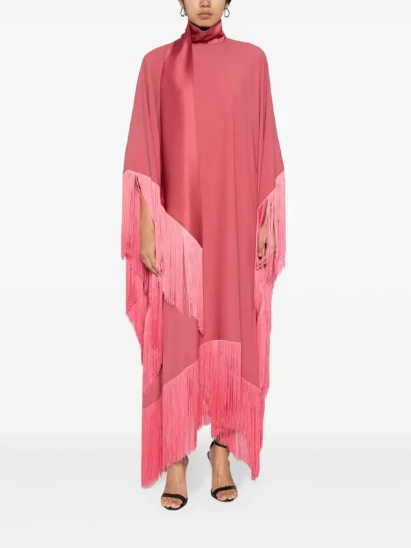 TALLER MARMO Kaftan Dress With Fringe Detail