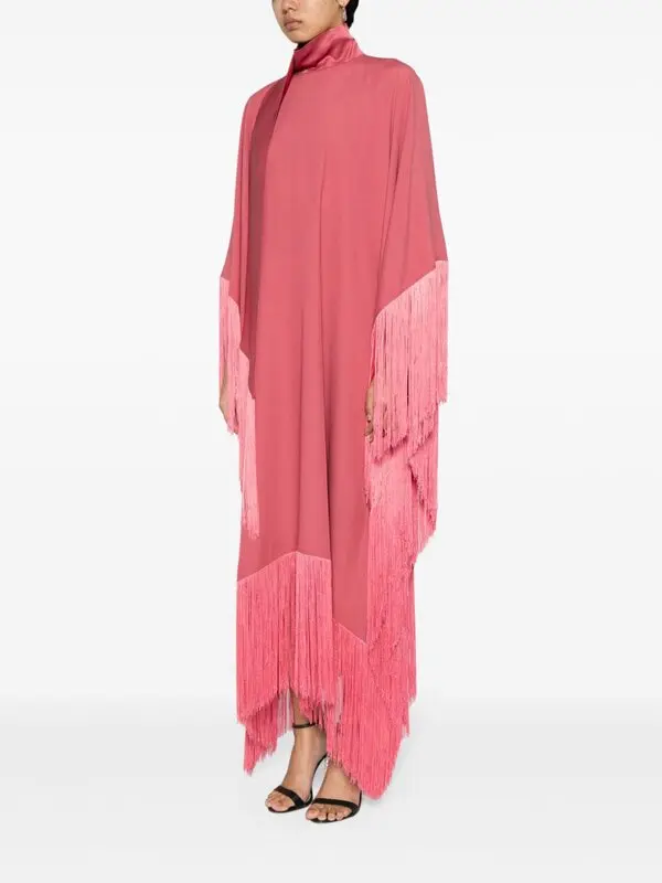 TALLER MARMO Kaftan Dress With Fringe Detail