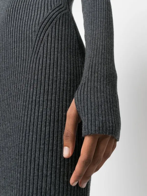 PATOU Long-sleeve Knitted Dress
