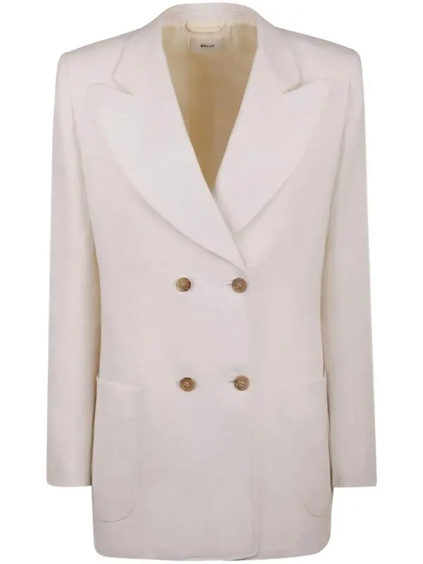 Bally Double-breasted Linen Blazer