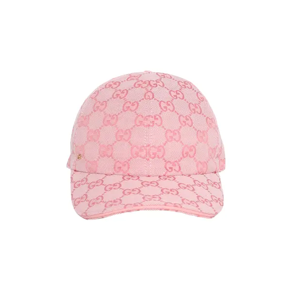 Gucci Gg Canvas Baseball Cap - Pink