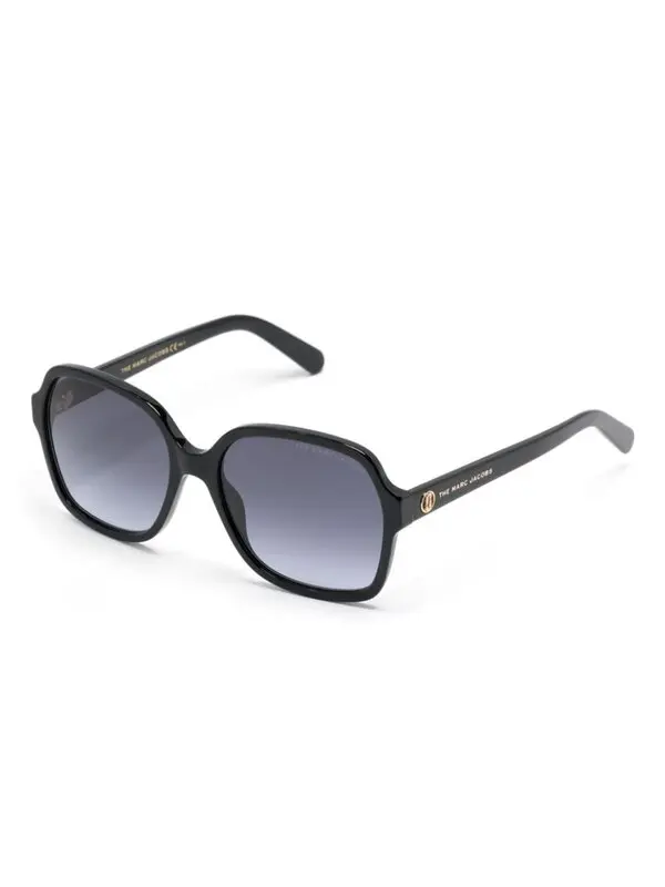 Marc Jacobs Logo-engraved Oversize-frame Sunglasses