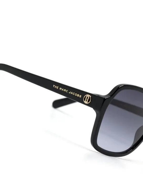 Marc Jacobs Logo-engraved Oversize-frame Sunglasses