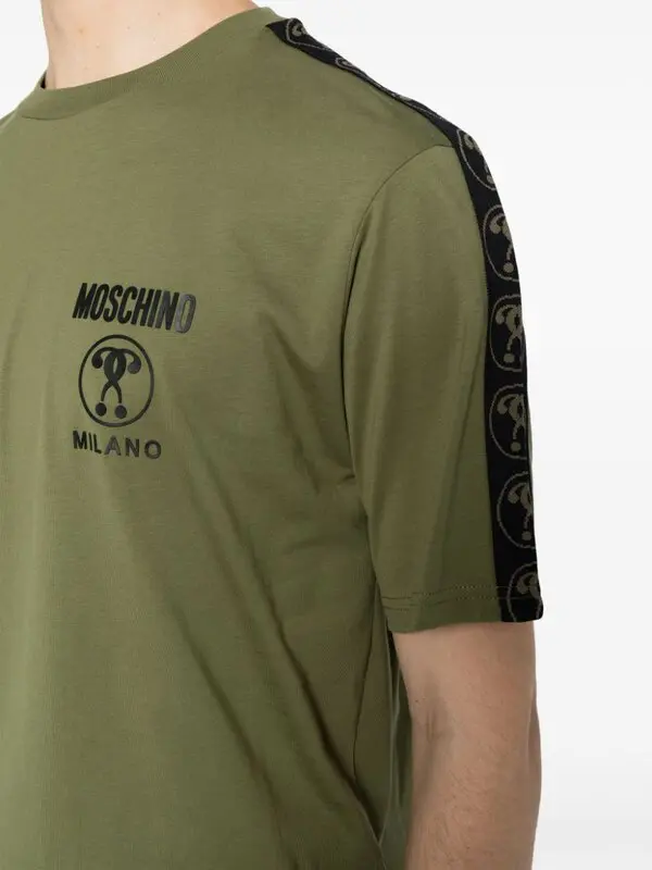 Moschino Double Question Mark Cotton T-shirt