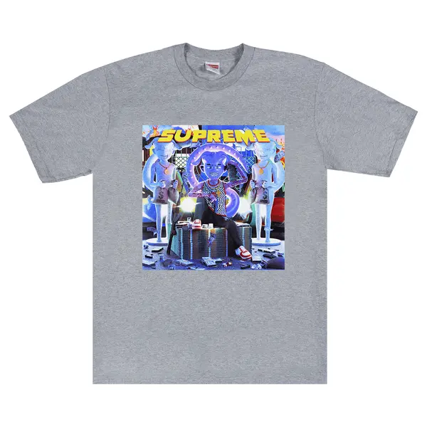 Supreme Richest Tee 'heather - Grey