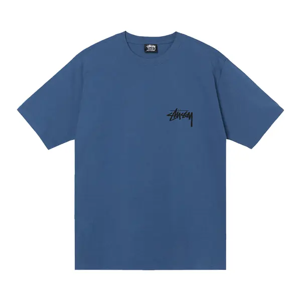 StÜssy Burning Stock Tee 'midnight
