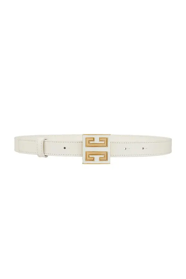Givenchy 4g Belt In White In Ivory - 54% Off | Editorialist display picture 3