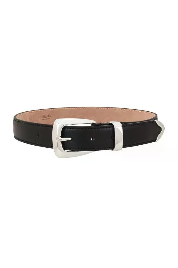 Khaite Benny 30mm Belt - Black
