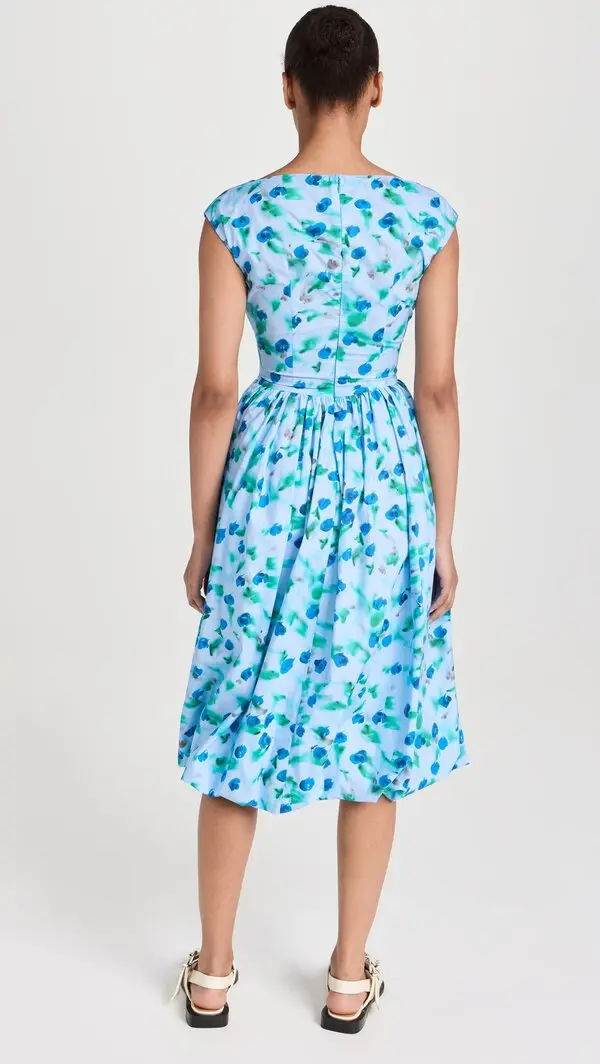 Marni Reverie Poplin Midi Dress