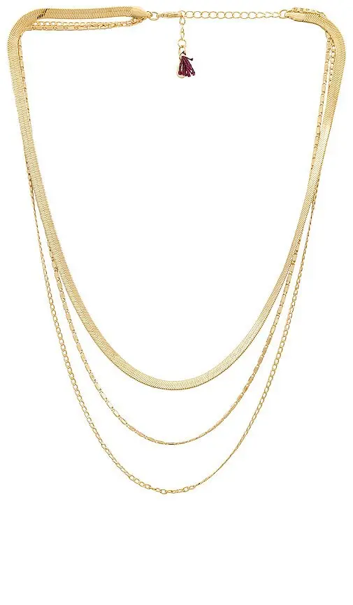 Shashi Mikaela Layered Necklace - Gold