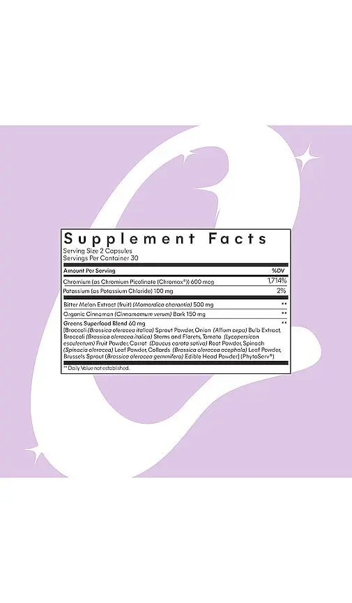 LEMME Curb, Glucose & Cravings Support Capsules - N,a