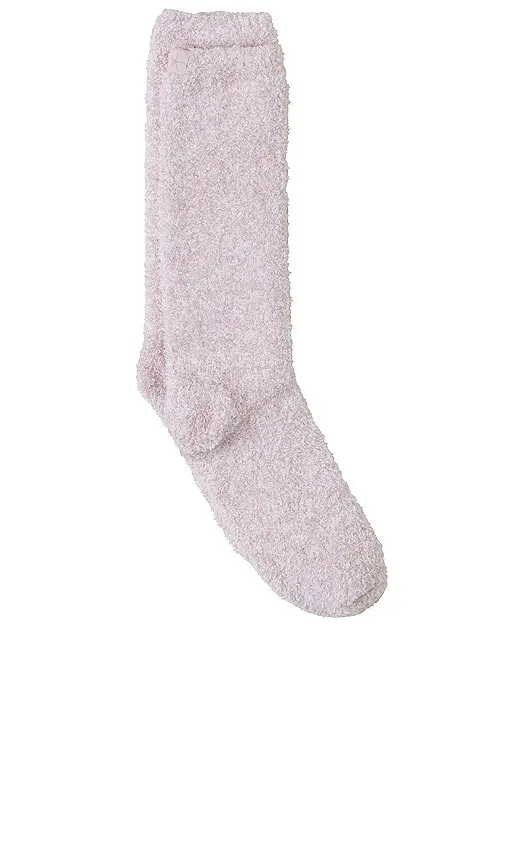 Barefoot Dreams Cozychic Heathered Socks - Dusty Roswhite