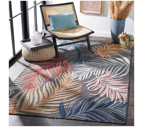 SAFAVIEH Cabana 445 Series 5'1' X 7'6' Rug - One-color