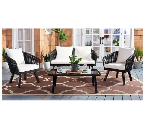 SAFAVIEH Jorda 4 Piece Rope Living Set - One-color