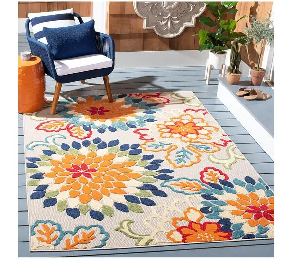 SAFAVIEH Cabana 391 Series 4'-5' X 6'-5'rug - One-color