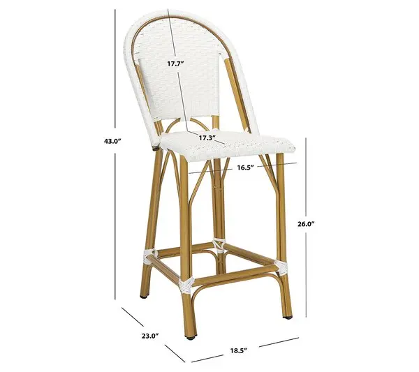 SAFAVIEH Gresley Counter Stool