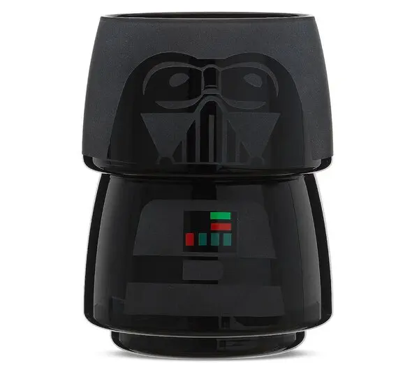 JOYJOLT Star Wars Stackable Darth Vader Stackable Glass Es 8 Oz