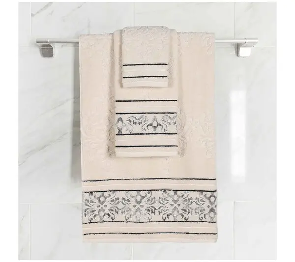 SUPERIOR 3pc Sadie Zero Twist Cotton Towel Set