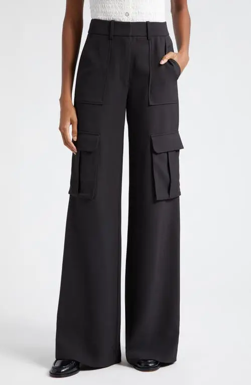 Veronica Beard Saul Cargo Trousers - Black