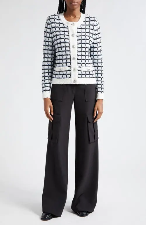 Veronica Beard Saul Cargo Trousers - Black