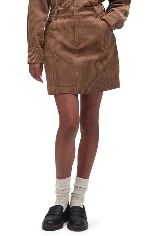 Barbour Oakfield Corduroy Skirt - Taupe