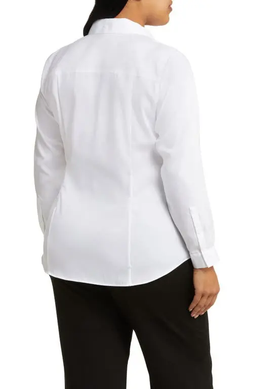Jones New York Cotton Shirt - White